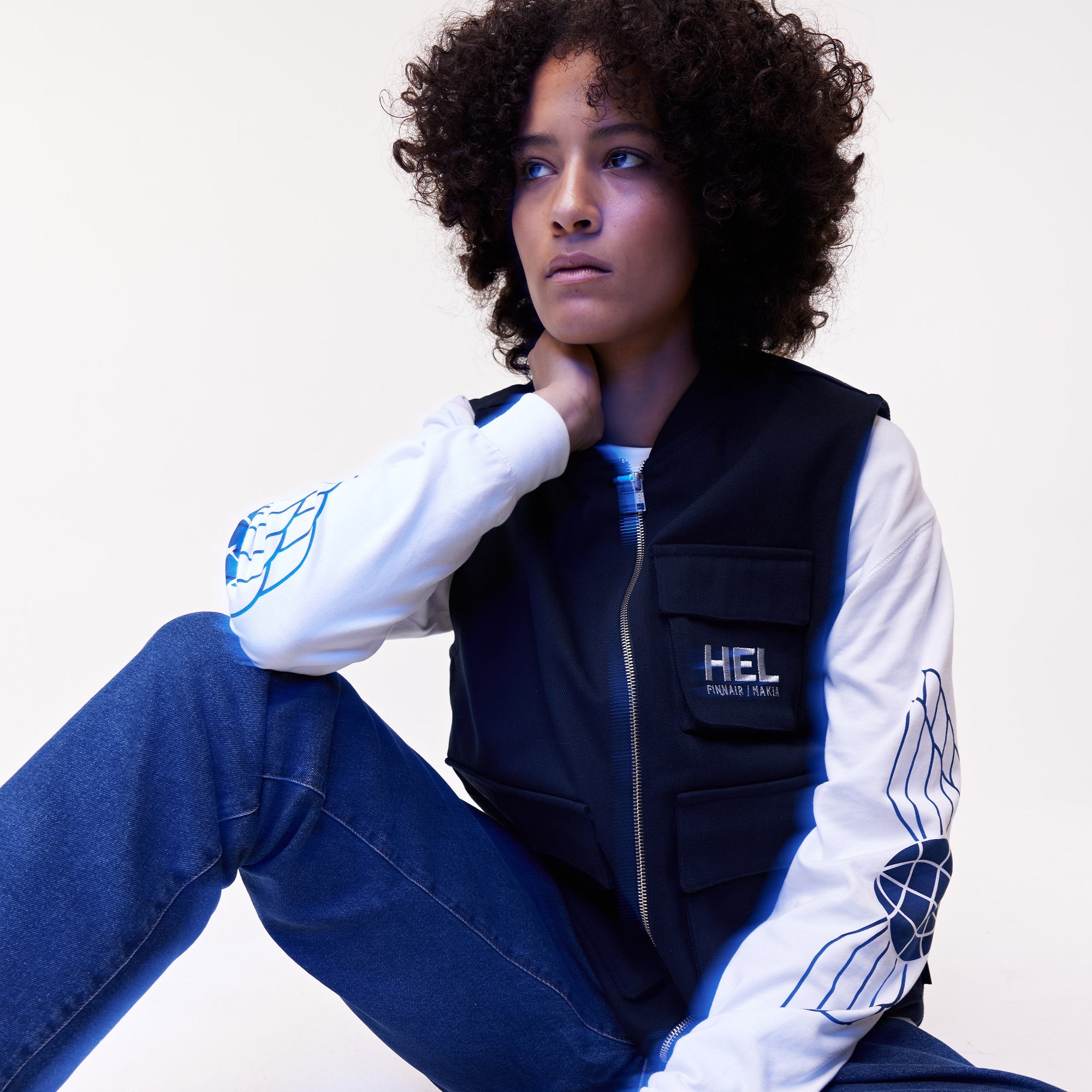 Finnair Vest - Dark navy