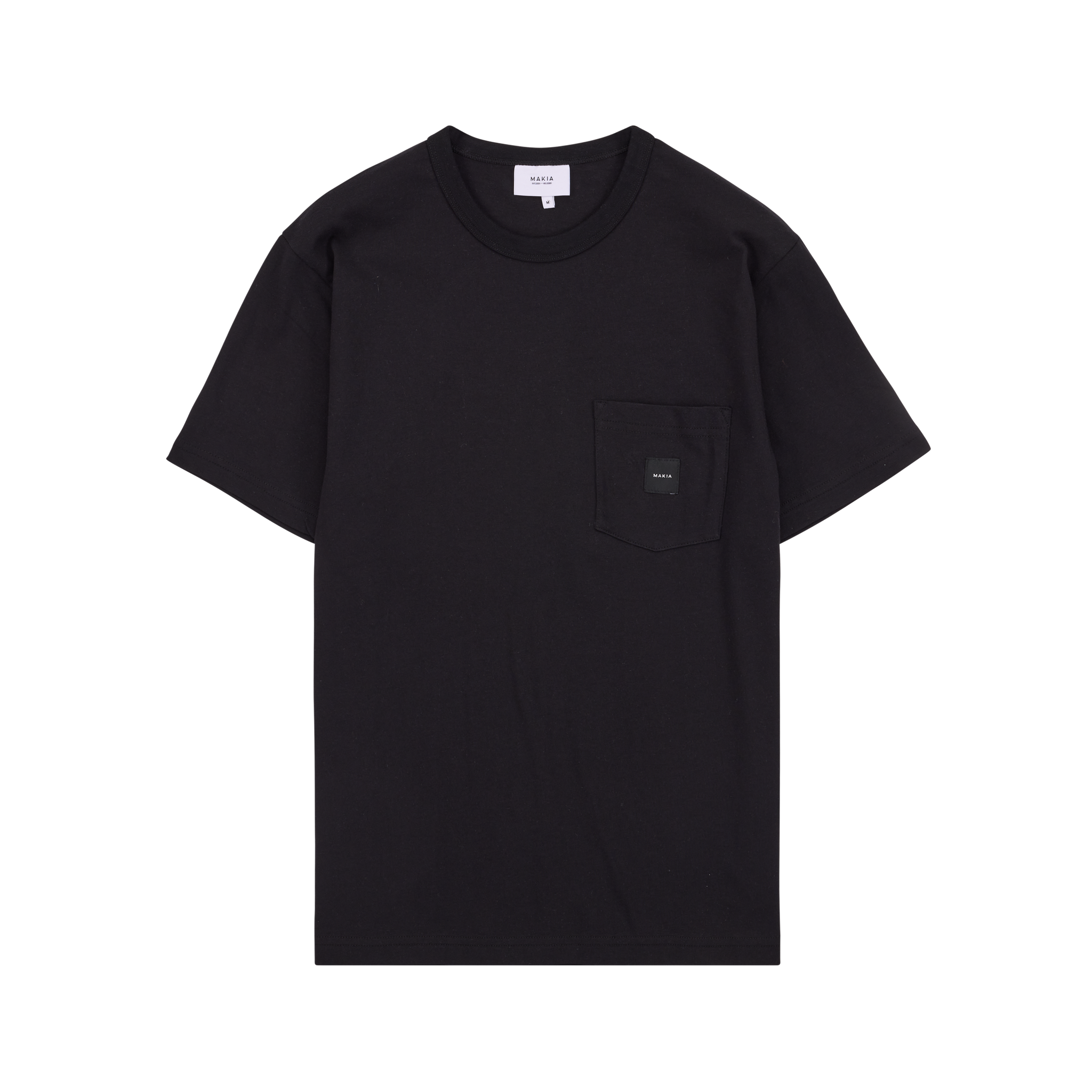 Square Pocket T-Shirt - Black
